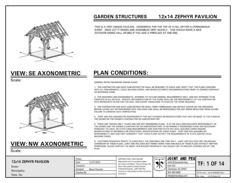 Timber Frame Plans For Sale