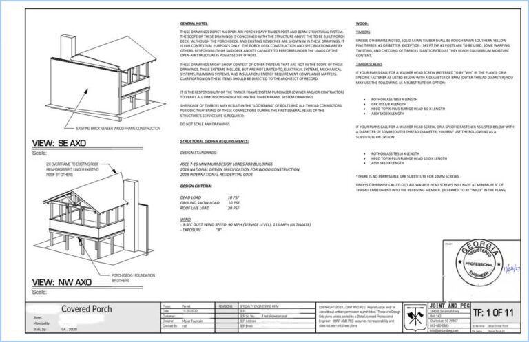 Timber Frame Plans and Kits