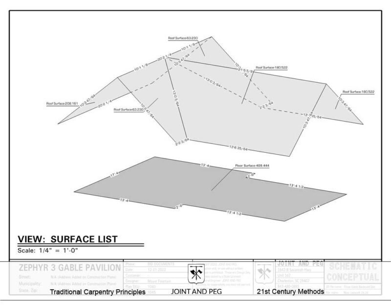 3 Gable Timber Pavilion