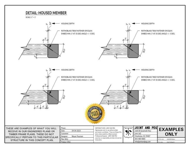Timber Frame Roof Members