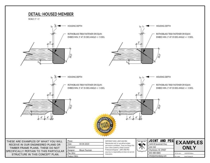 Timber Frame Roof Members