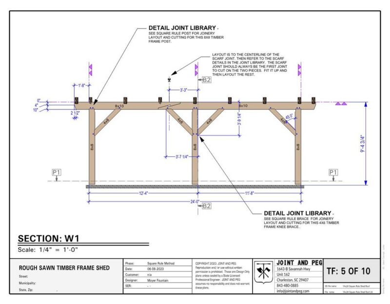 Building with Rough Sawn Timber