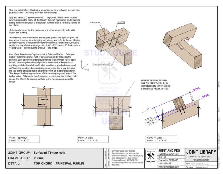 Timber Frame Roof Members