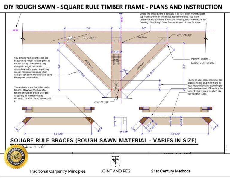 Rough Sawn Timber Frame Instruction