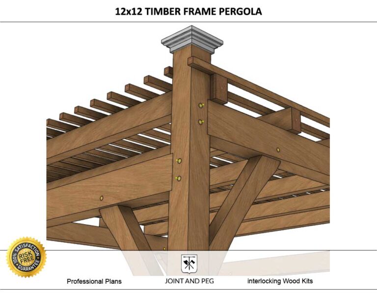 Timber Frame Pergola Plan