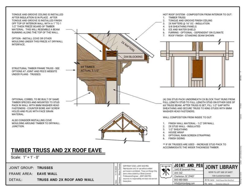 Timber Frame Enclosure Details