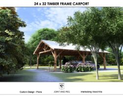 Timber Frame Carport Plan