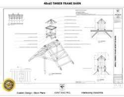 48x60 Timber Frame Barn Plan