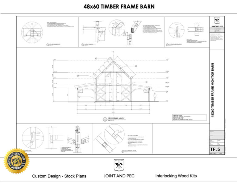 48x60 Timber Frame Barn Plan