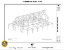 48x60 Timber Frame Barn Plan