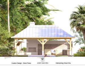 24x32 Timber Frame Carport Plan