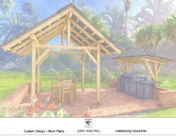24x32 Timber Frame Carport Plan
